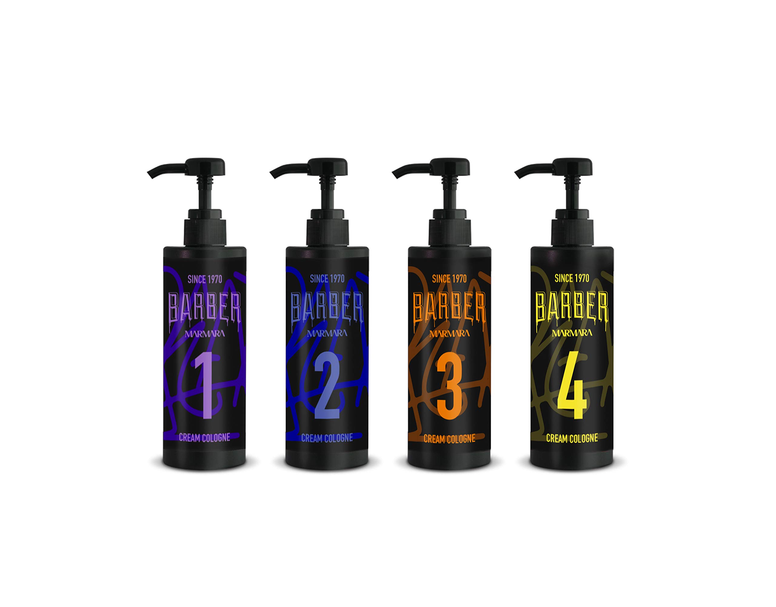 Marmara Barber Cologne - Best Choice of Modern Barbers and Traditional Shaving Fans Glass Bottle (500 ml, No7)