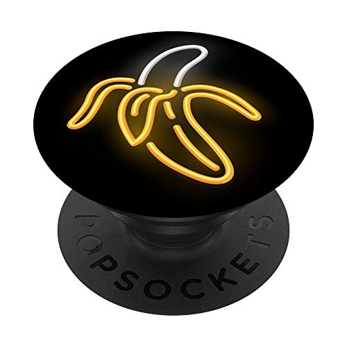Classic Vivid Banana Fruit Summer Vibes PopSockets PopGrip: Swappable Grip for Phones & Tablets