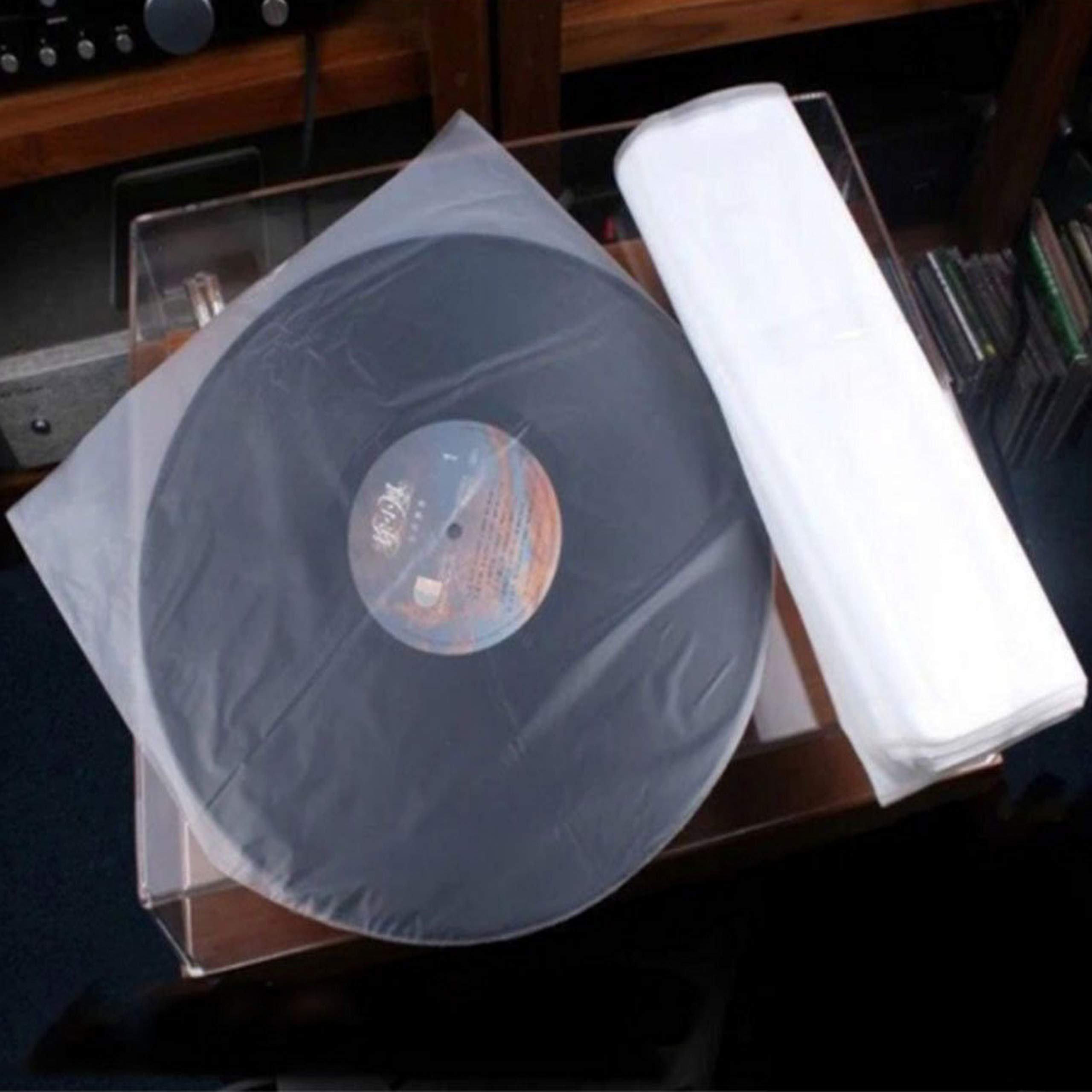 BUBM 50 pieces Inner LP Vinyl Record Sleeves Antistatic – 12 Inch Protective Vinyl Cover Sleeves