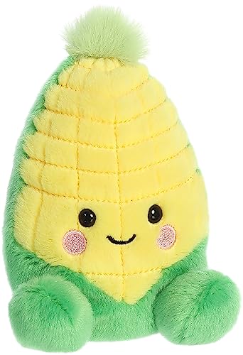 Aurora® Adorable Palm Pals™ Wavey Corn™ Stuffed Animal - Pocket-Sized Fun - On-The-Go Play - Yellow 5 Inches