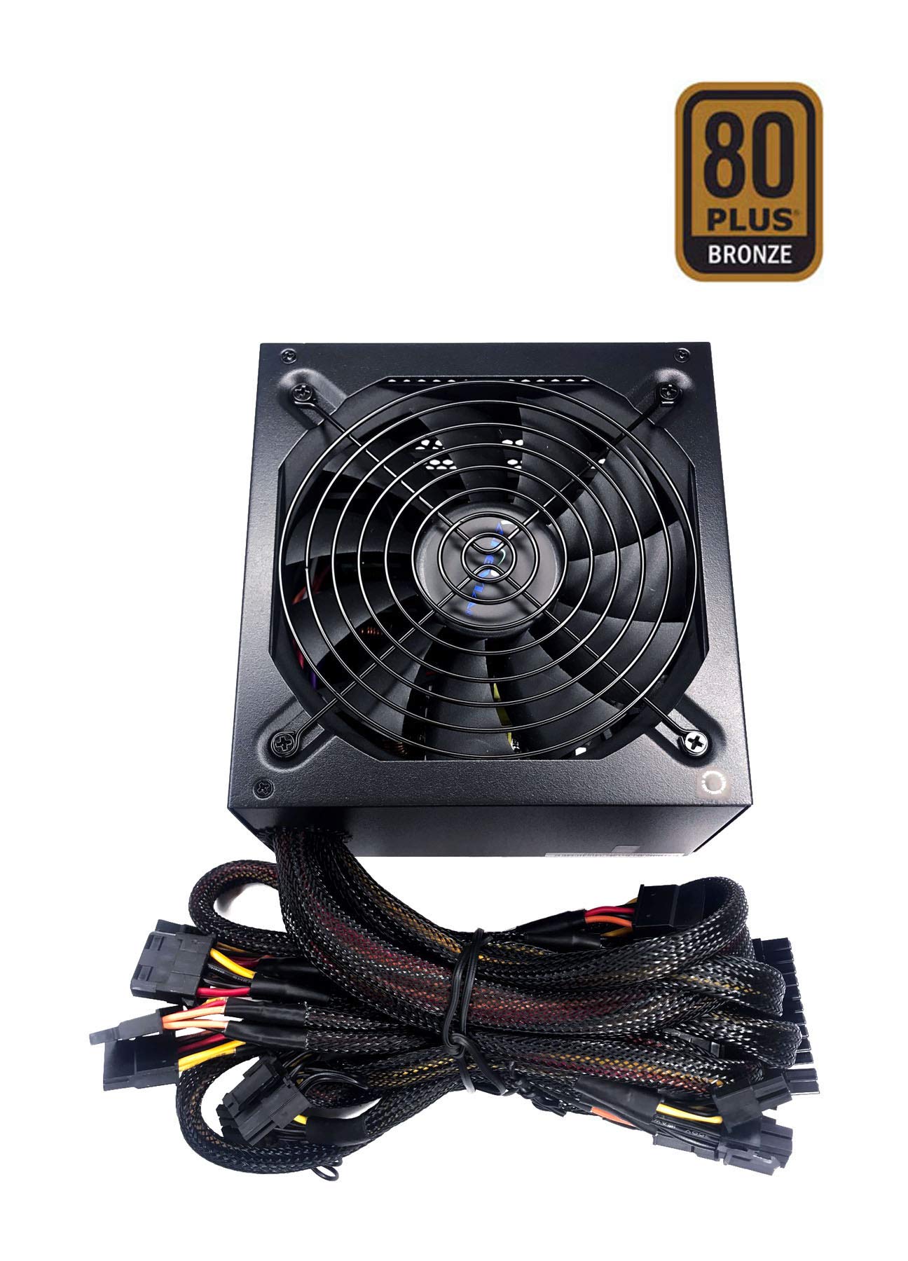 Apevia ATX-JP1000 Jupiter 1000W 80 Plus Bronze Certified Active PFC ATX Gaming Power Supply, Support Dual/Quad Core CPUs, SLI/Crossfire/Haswell