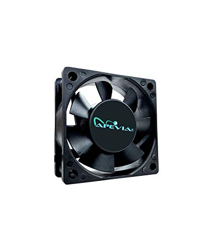 Apevia CF6025S-3 (3 Pk) 60mm x 60mm x25mm Black Case Fan W/4PIN Molex + 3PIN Motherboard Adapter