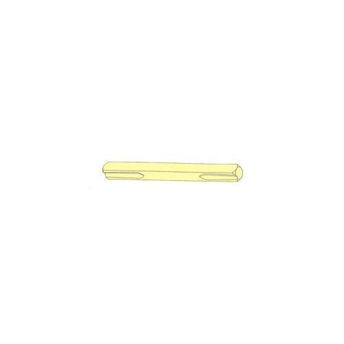 Baldwin 0522004 4" Broached Swivel Spindle for Privacy Functions, Electro Plated Steel