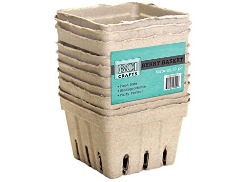 BCI Crafts Berry Basket 10pc Natural