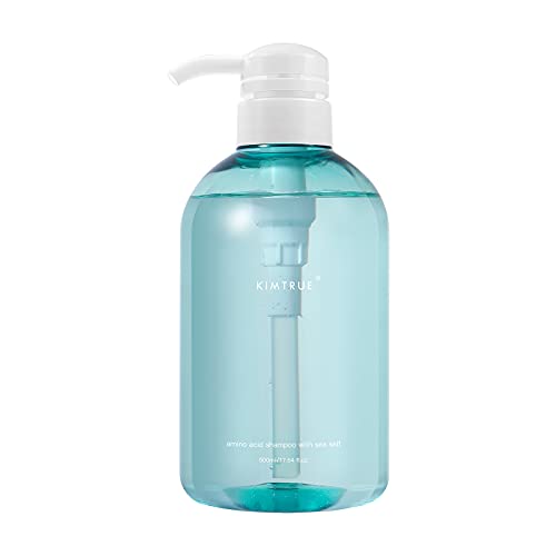 Kimtrue Amino acid Shampoo with Sea Salt,sulfate free hair shampoo for oily hair and itchy scalp Anti dandruff oil control Repair (16.91 Fl Oz (Pack of 1), For Oil Hair)