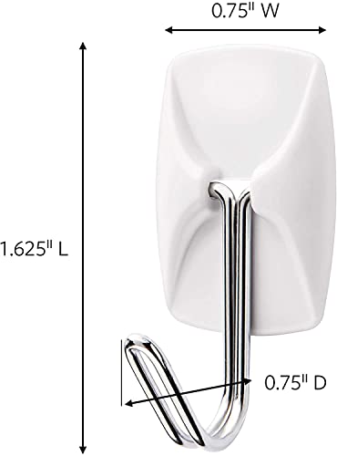 Command Wall Hooks Bundle - Command Small Wire Toggle Hooks 16 Hooks with Medium Utility Hooks 9 Wall Hooks, Command Strips Included