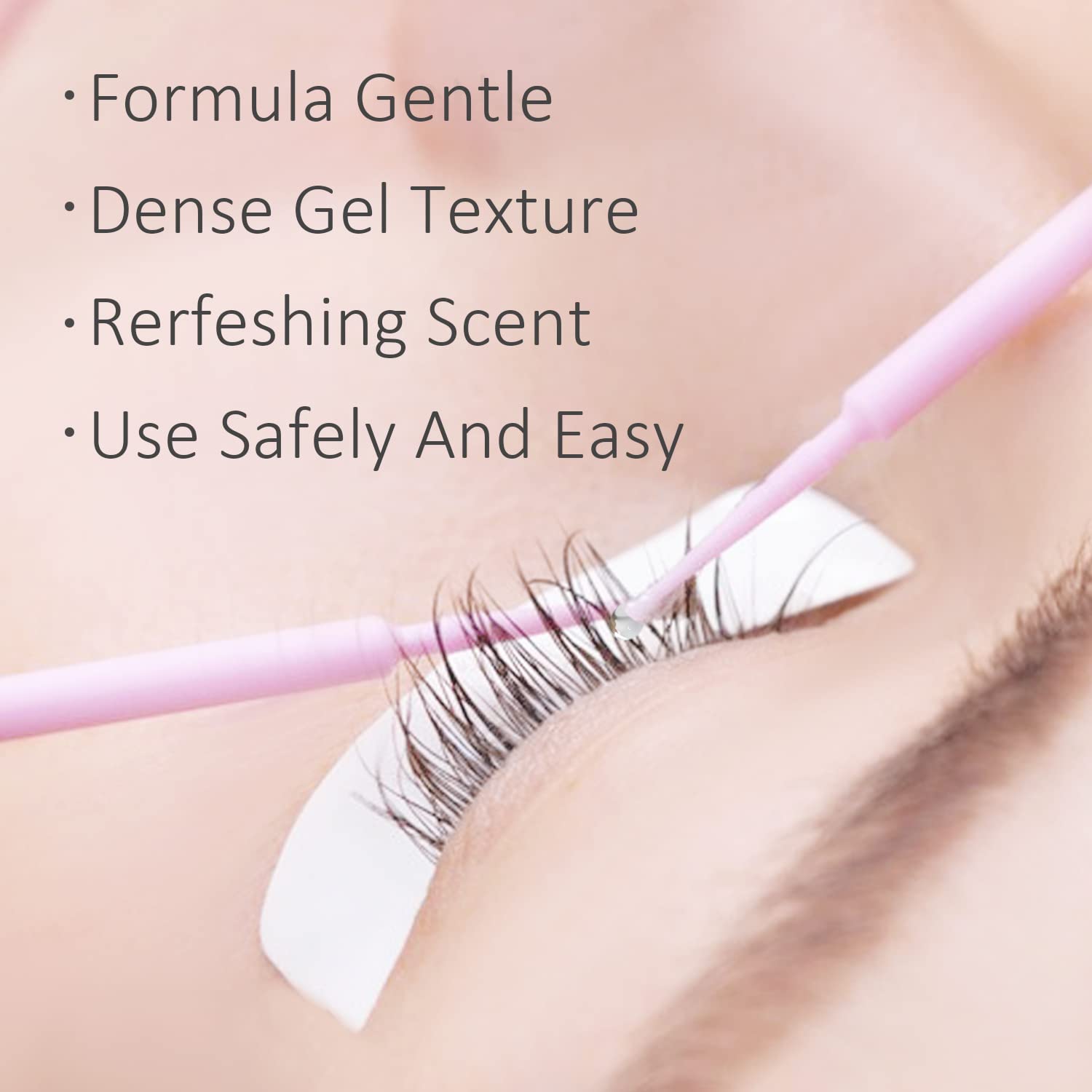 EMEDA Eyelash Extension Remover Gel Not for Clusters Glue 15ml Quickly Dissolves Powerful Lash Extension Glue Professional Removal for Lash Extensions Adhesive (15ml)