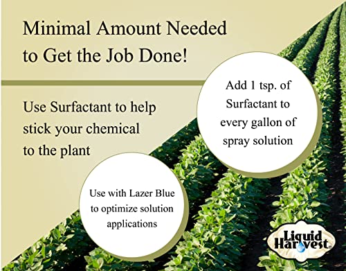 Concentrated Surfactant for Herbicides Non-Ionic 8oz, Increase Product Coverage, Increase Product Penetration, Increase Product Effectiveness