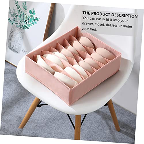 Alipis 1 Set/3pcs Underwear Storage Box Drawers for Clothes Dresser Drawer Hanging Drawers for Closet Storage Bags for Clothes Socks Organizer Drawer Divider Panties Organizer Box Grid