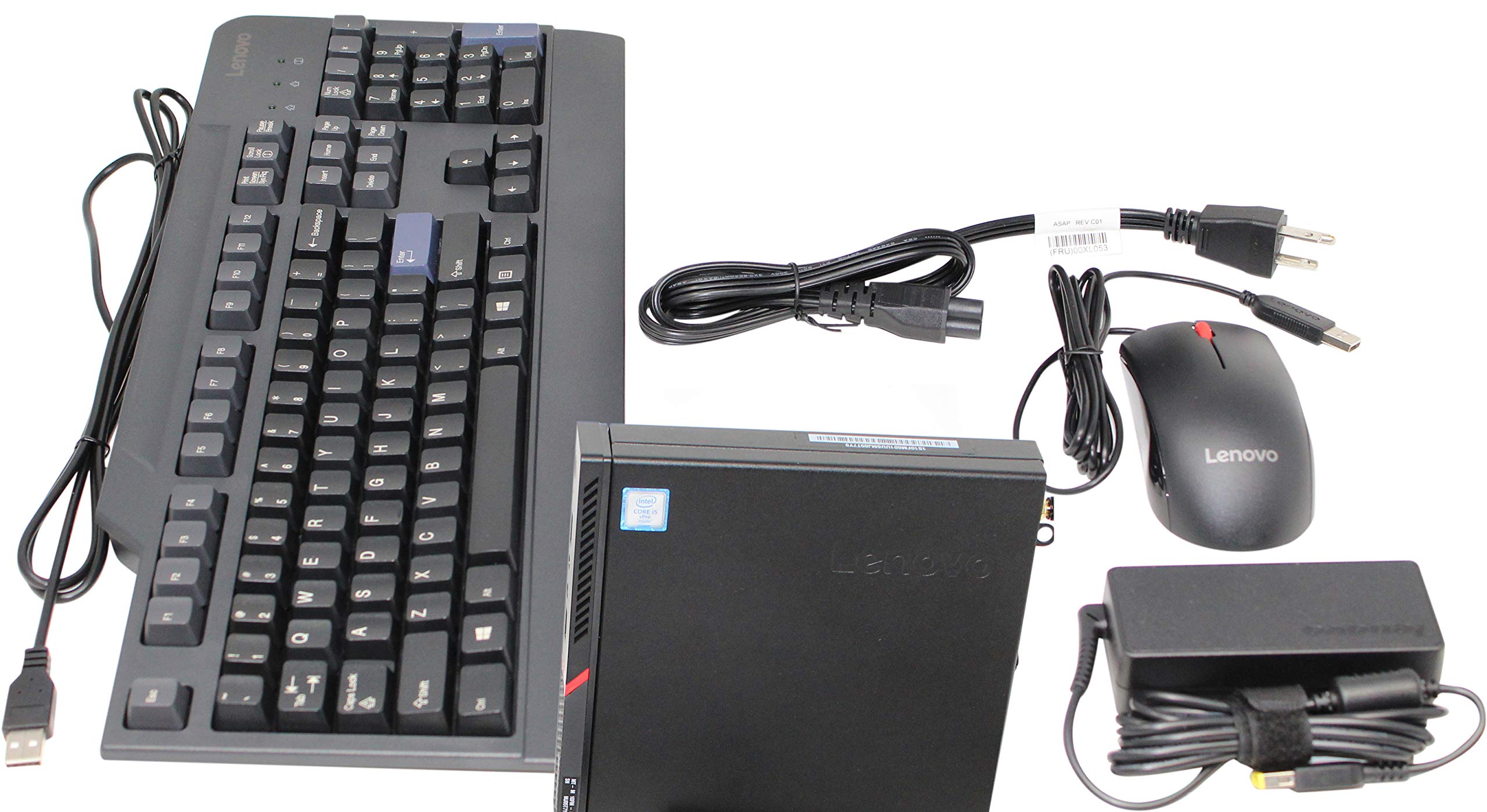 Lenovo ThinkCentre M900 Tiny Desktop Computer, Intel i5-6500T Upto 3.10GHz, 8GB RAM, 1TB NVMe SSD, 4K DisplayPort, Bluetooth, AC Wi-Fi, Windows 10 Pro (Renewed)