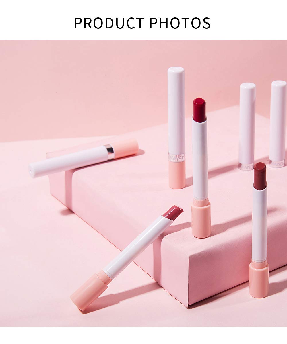 Emirde 4 Colors Matte Cigarette Lipstick Pack Set Tube Nude Red Lips Long Lasting Waterproof Liquid Lipstick Women Make up Velvet Cosmetic Lipsticks C