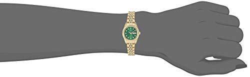 Armitron Women's Japanese Quartz Dress Watch with Stainless Steel Strap, Gold, 10 (Model: 75/2475GNGP)