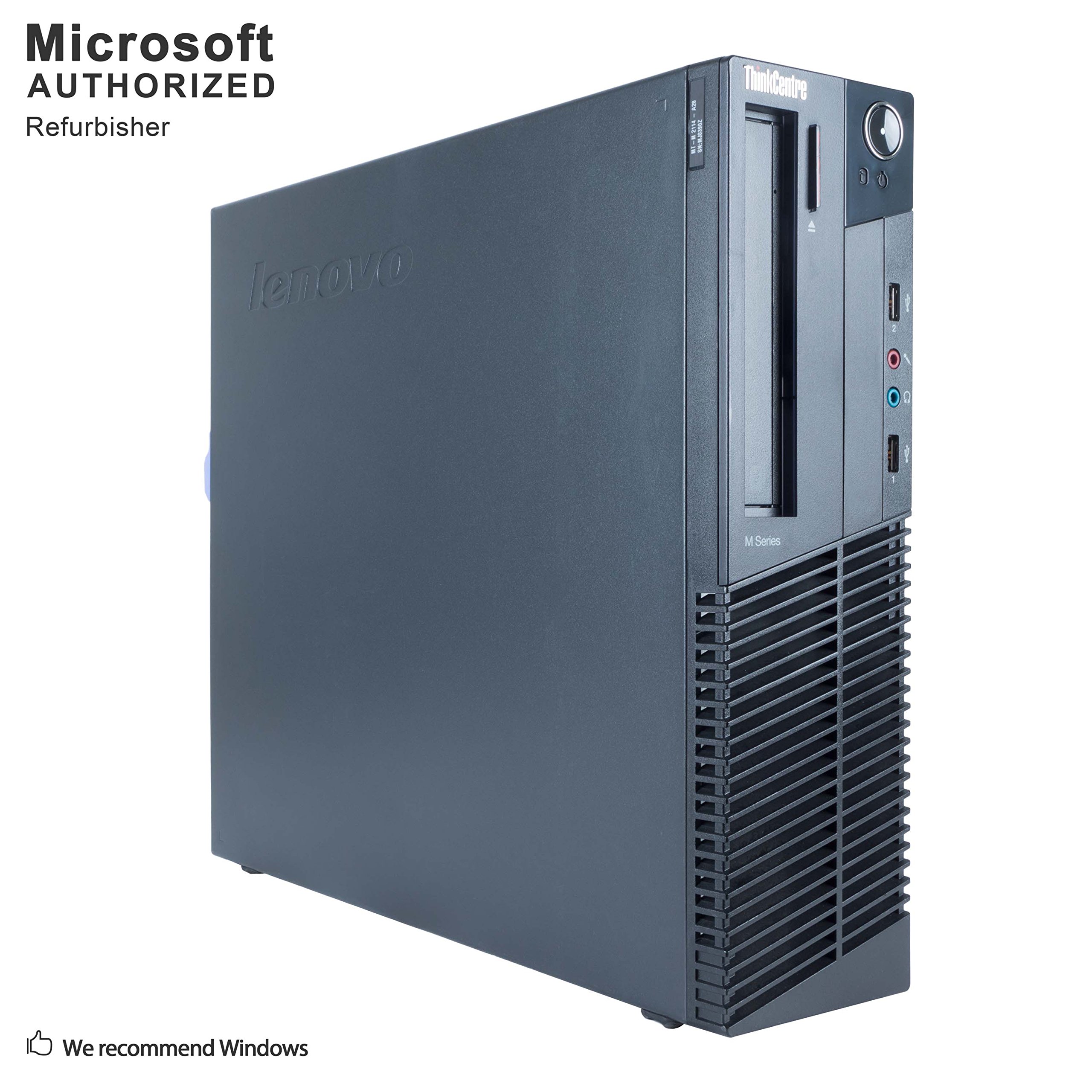 Lenovo ThinkCentre M81 Small Form Factor Desktop Computer, Intel Core I3-2100 3.1GHz, 16G DDR3, 512G SSD, DVD, WiFi, BT, DP, VGA, Windows 10 Pro 64 Language Supports English/Spanish/French(Renewed)