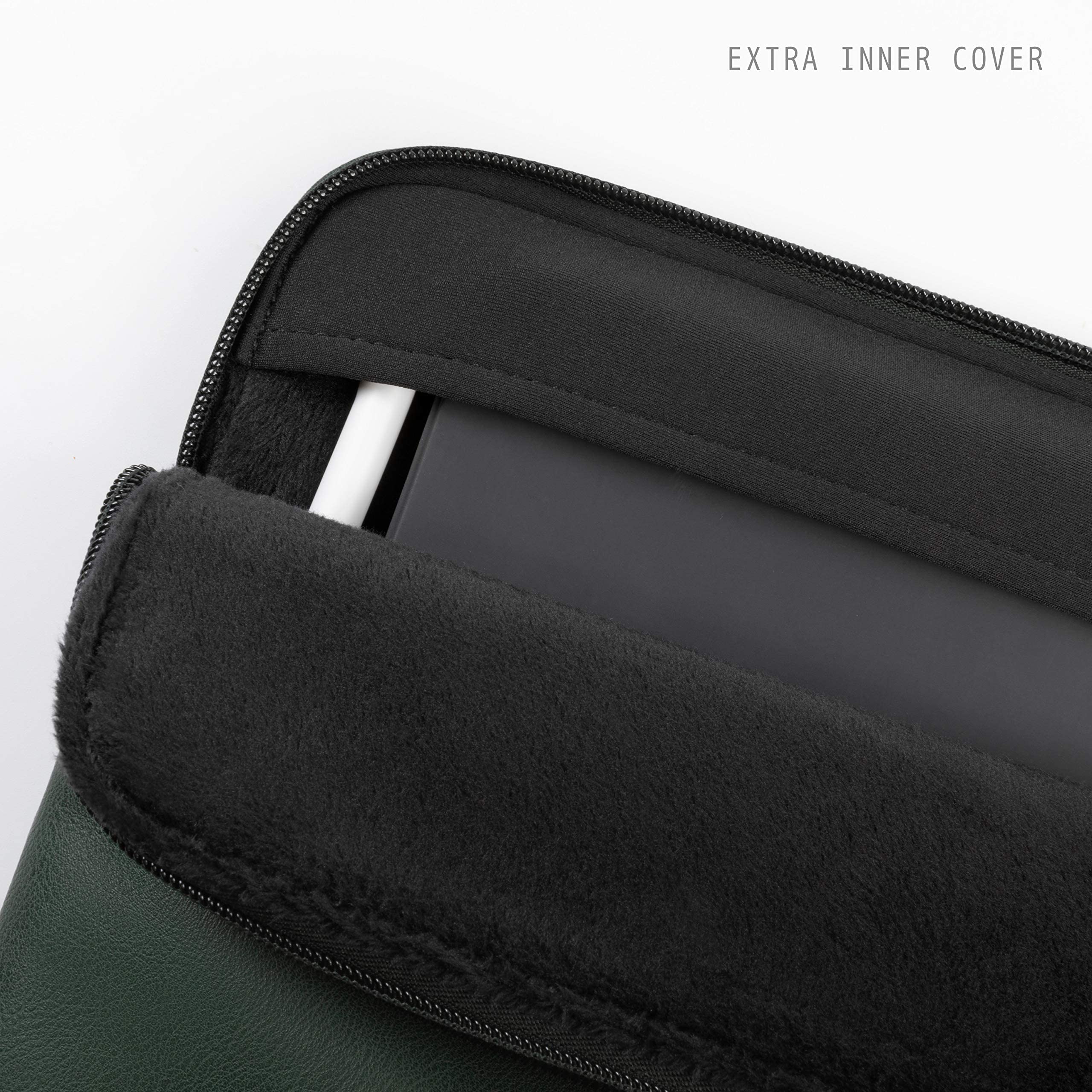Comfyable Tablet Sleeve Compatible for iPad Pro 13-in M4 2024, iPad Air 13-in M2, 12.9 inch iPad Pro M2 M1 with Magic/Smart Keyboard - PU Leather Waterproof Slim Protective Cover Case