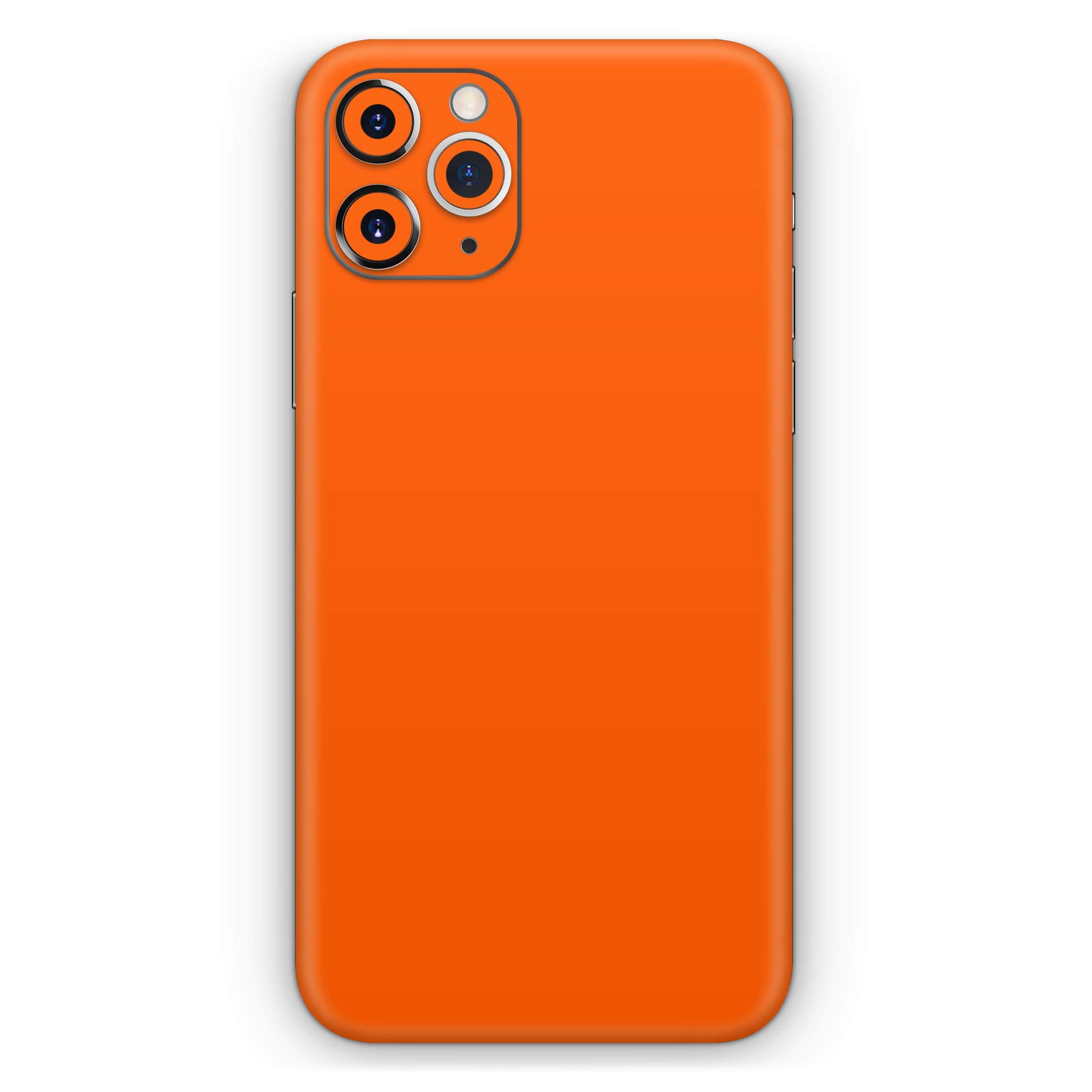 Design Skinz Solid Burnt Orange Protective Vinyl Decal Wrap Skin Cover Compatible with The Apple iPhone 11 Pro Max (Screen Trim & Back Glass Skin)