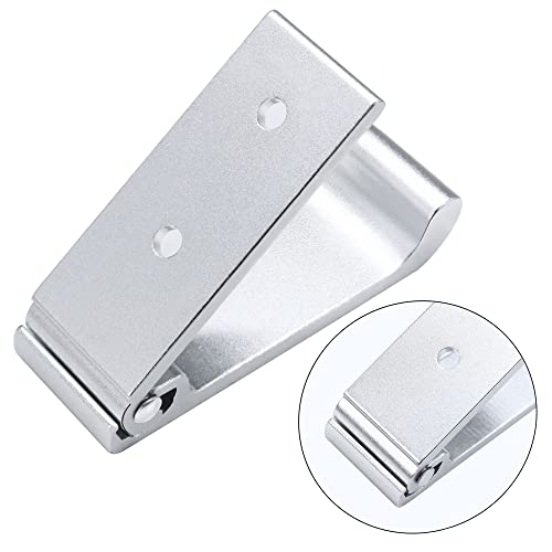 OHIYO Folding Coat Hooks 6pcs Fold Up Wall Hooks No Rust Aluminum Folding Hooks for Hanging Foldable Coat Hooks Wall Mounted Towel Hooks for Bathroom Hooks Wall Headphone Hanger (Matte Silver