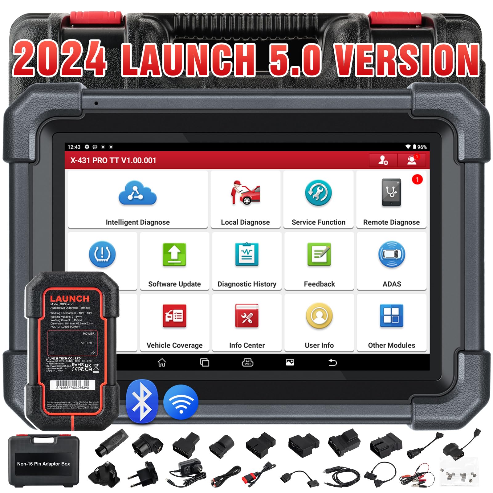 2023 Upgrade Elite LAUNCH OBD2 Scanner CRP429c,OE-Level All System Diagnostic Tool with 15 Reset Function, PMS, ABS, Injector Coding, IMMO, EPB, BMS, SAS, DPF, FCA AUTOAUTH, Lifetime Free Update