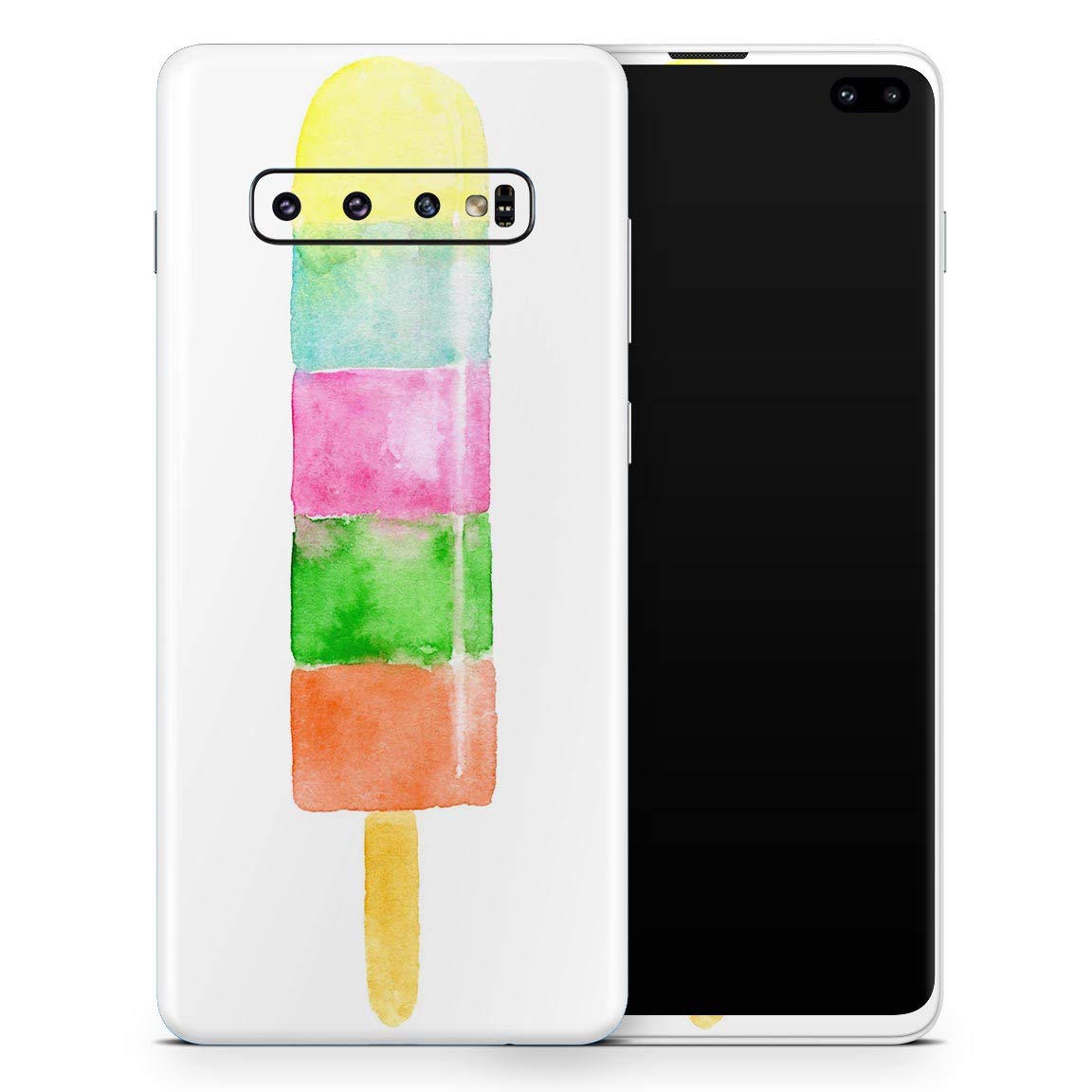 DesignSkinz Summer Mode Ice Cream V1 Protective Vinyl Decal Wrap Skin Cover Compatible with The Samsung Galaxy S20 (Screen Trim & Back Glass Skin)