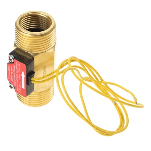 2x Brass Water Meter External Threaded Water Liquid Flowmeter Water Meter Fluidmeter For Water Heater Water Pressure