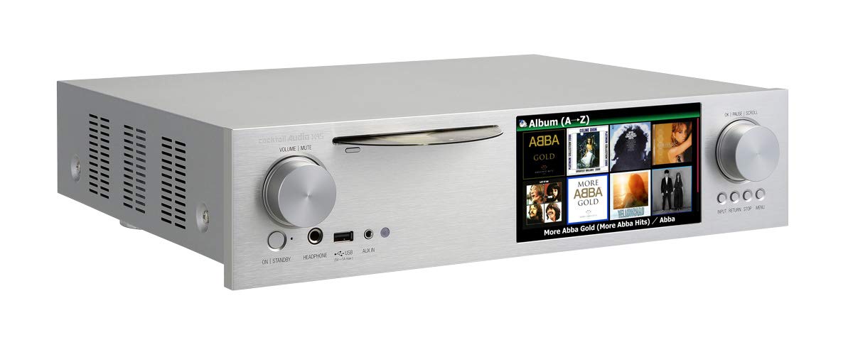 Cocktail Audio X45 Roon Ready High-Resolution Audio Player and DAC (Silver)