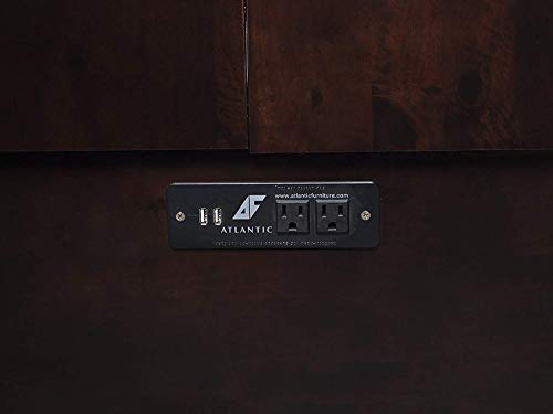 AFI Nantucket Murphy Bed Chest, Queen, Espresso
