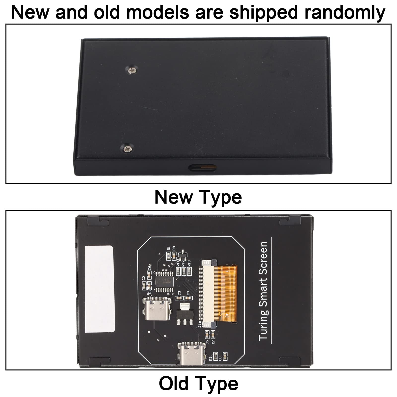 3.5 Inch Mini IPS USB Screen, PC Sensor Panel Display Temperature Monitor, AIDA64 PC CPU RAM Data Monitor, Multifunctional Computer Monitor for Windows