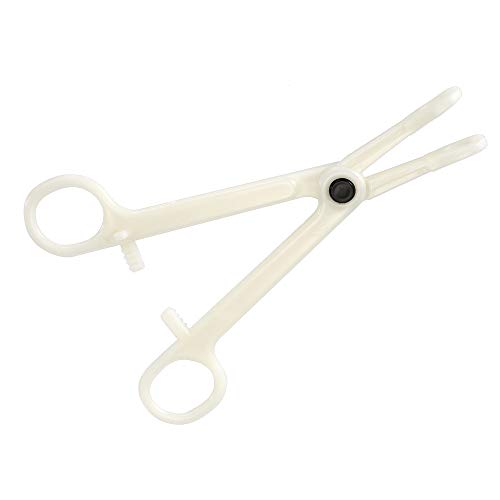Disposable Piercing Clamps Set,10pcs Disposable Slotted Navel Forceps Clamp Triangle Open Plier Ear Nose Piercing Tools