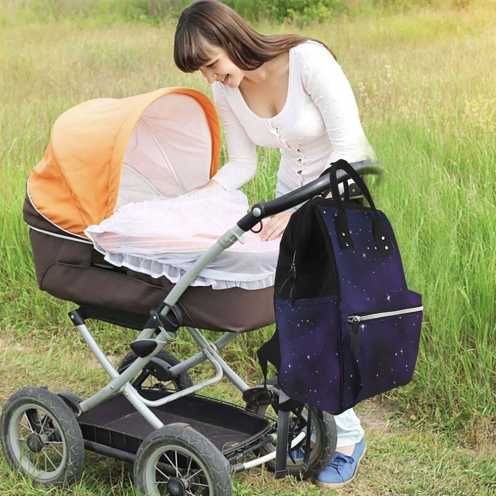 Multifunction Diaper Bag Rustic Brown Teal Western Country Tooled Leather Waterproof Large Capacity Baby Mummy Backpack Maternity Travel Nappy Bags for Mom Durable Stylish Tote Shoulder Bag