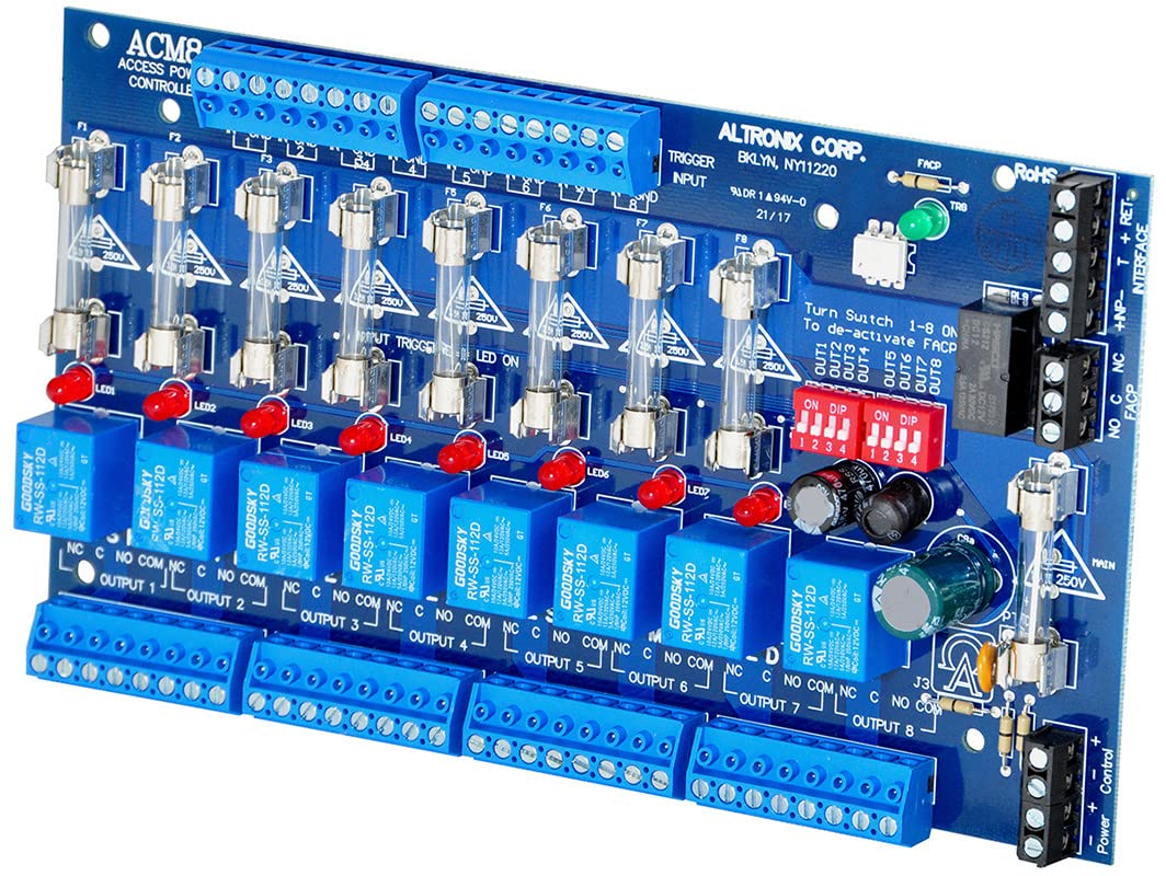 Altronix Access Power Controller 8 Fused Trigger