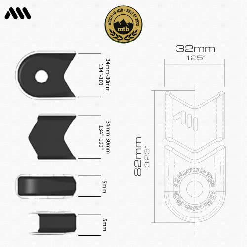 All Mountain Style Crank Defender – Crank Boot Protector Supports High Impact and Scratch Protection - Crankset Cover Sleeve Arm Helps Protect And Style Your Bikes Crank Arm (Black Boots)