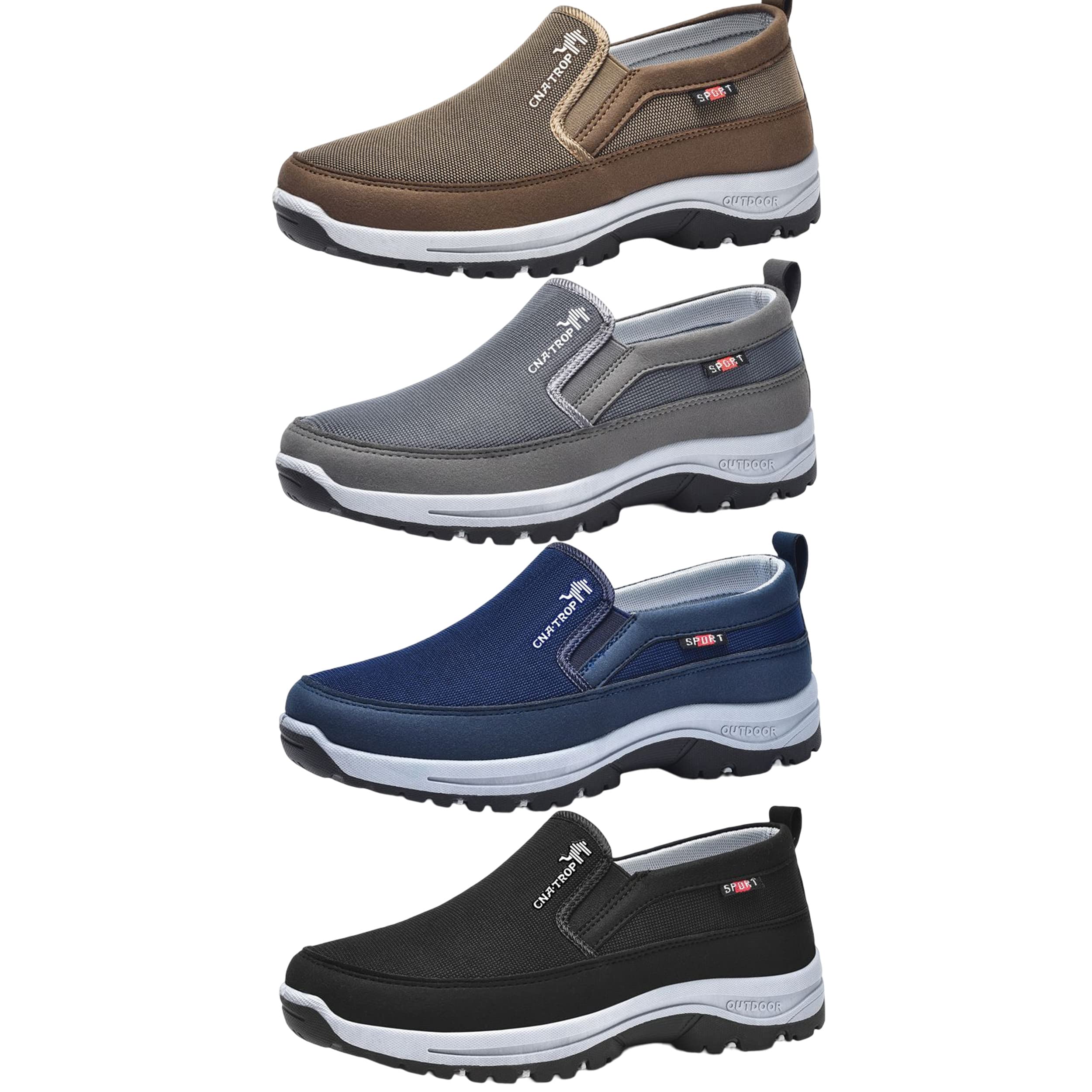 2023 New CNA Trop Men Walking Shoes - CNA Trop Men Outdoor Hiking Orthopedic Shoes, CNA-Trop Men Orthopedic Shoes (Blue,12)