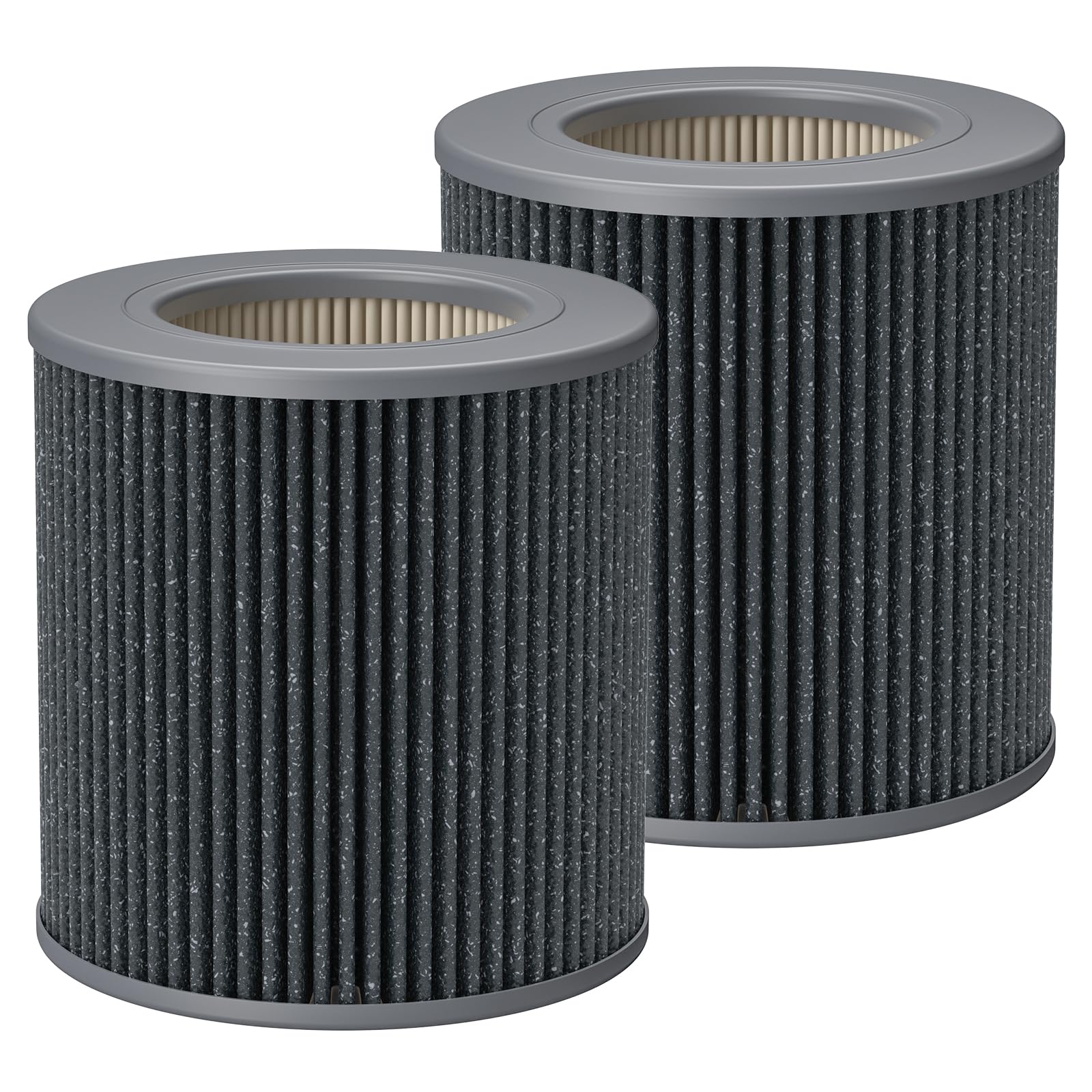 Air Mini PECO-HEPA Replacement Filters Compatible with Molekule Tri-Power Air Mini & Molekule Air Mini+ Air Purifiers, 3 in 1 High-Efficiency Filtration System with Activated Carbon, 2 Pack