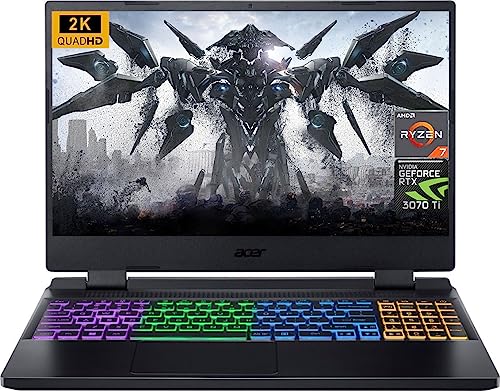 Acer Nitro 5 Gaming Laptop 2023 Newest, 17.3" QHD 465Hz Display, NVIDIA GeForce RTX 4090 Ti Graphics, AMD Ryzen 9 6800H Processor, 16GB DDR5 RAM, 1TB SSD, Wifi6, Bluetooth, Windows 11 Home