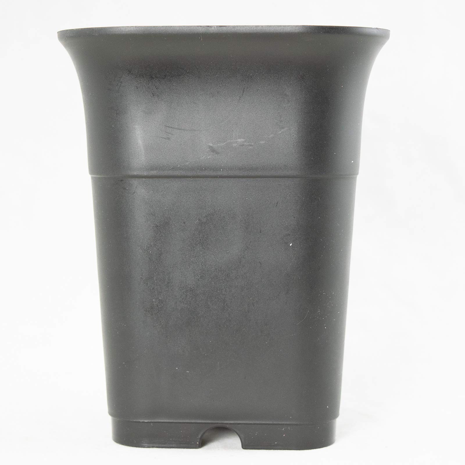 3 Square Plastic Cascade Bonsai Pot, Succulent & Orchid Planter - 4"x 4"x 5.5"