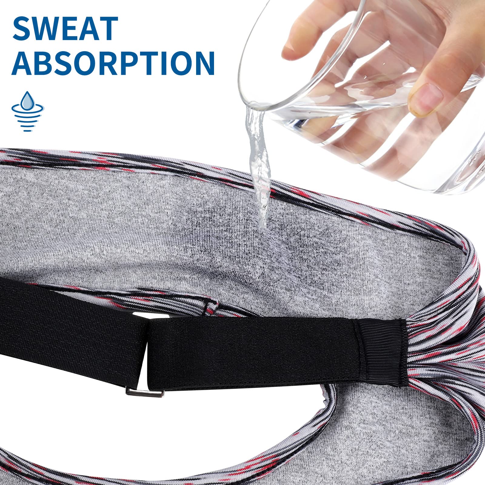 2BK VR Masks Sweat Band VR Face Cover for Quest 2 with Adjustable Velcro, Suitable for VR Fitness, VR Virtual Platform, Quest 2 HeadSets (4 PCS)
