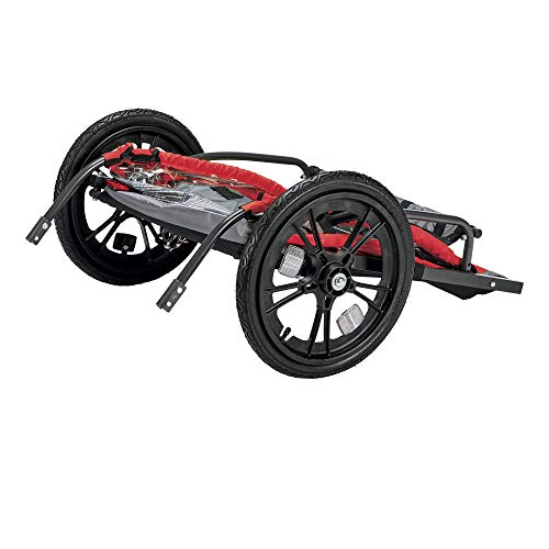 Allen Sports Hi-Viz 2-Child Bicycle Trailer, Model ET2-R, Red
