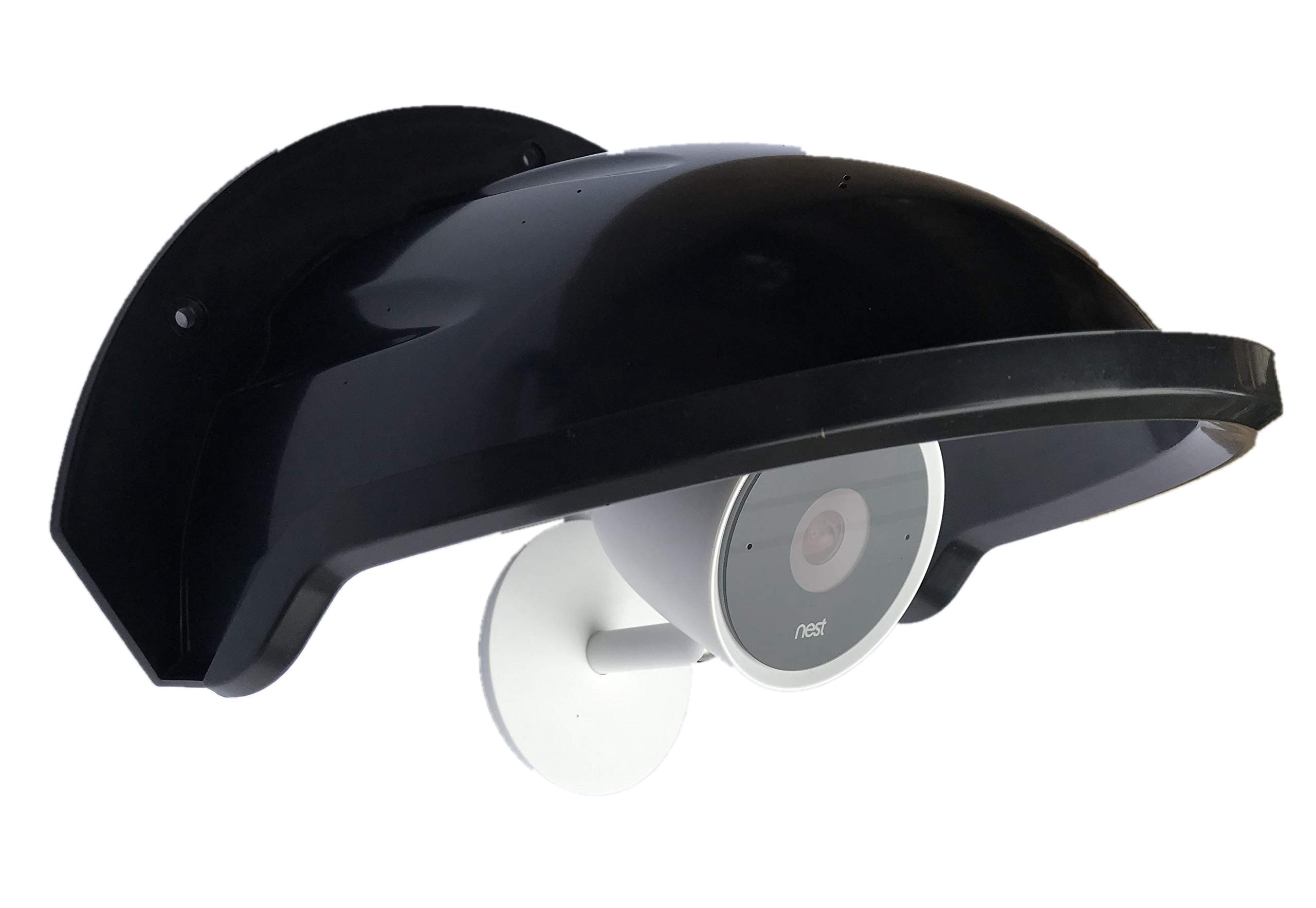 Universal Sunshade Rainshade Camera Cover Shield for Outdoor Nest/Nest IQ Camera - Black