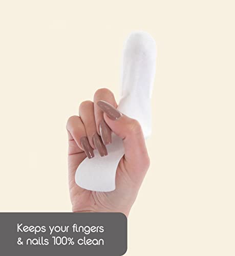 Baby Brezza Finger Shields β 100% Mess Free Baby Diaper Rash Cream Applicator β Ointment Applicator Keeps Fingers and Nails Clean β Perfect for Travel, 40 Count