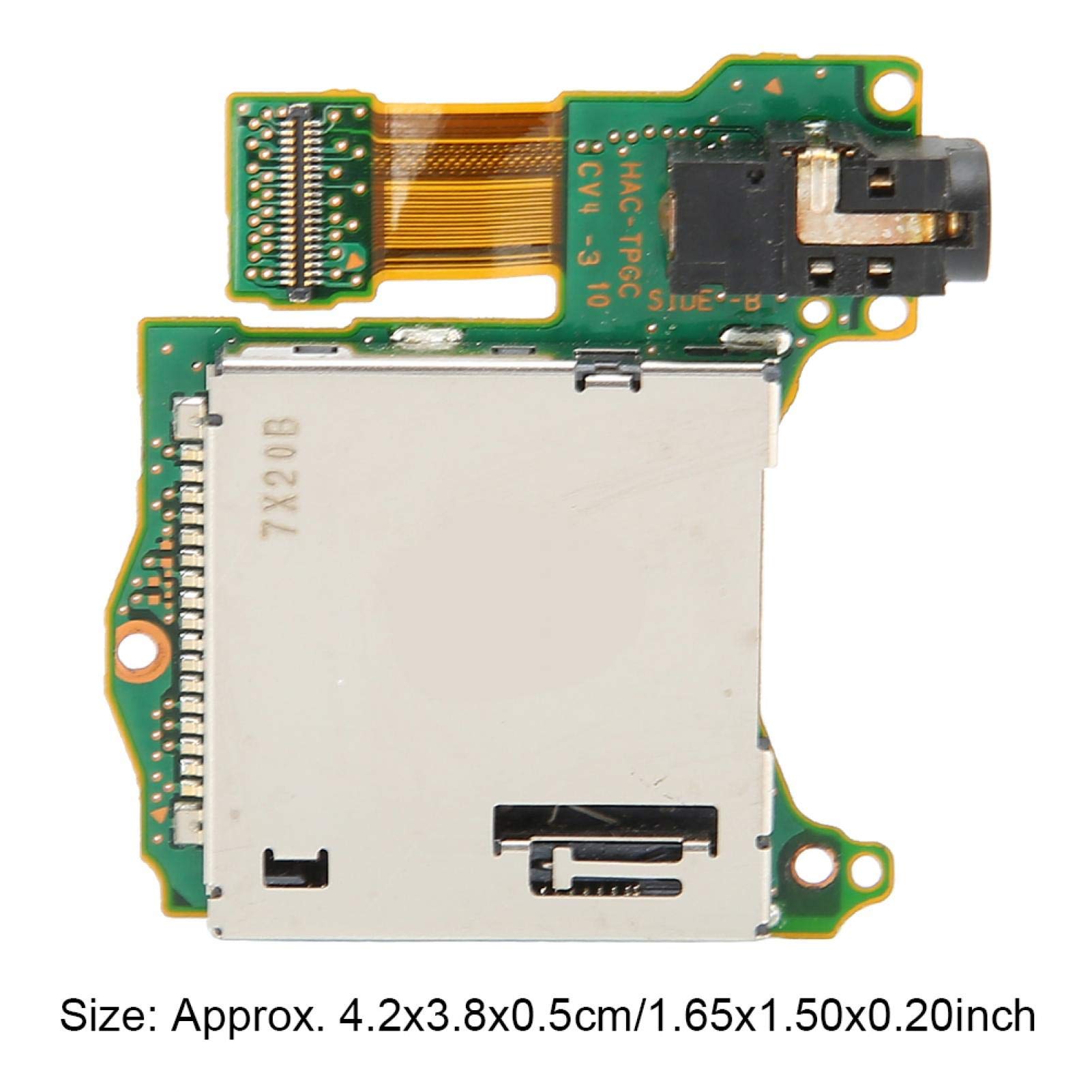 Game Cartridge Card Slot, Professional Host Reader Tray Earphone Hole Headphones Jack Port for Touch Screen line is The Version of The Two-Dimensional Code Machine