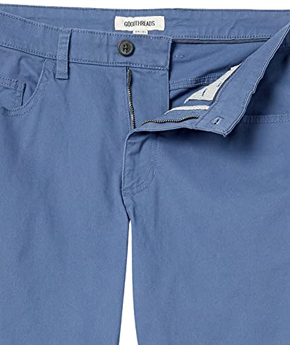 Amazon Essentials Men's Slim-Fit 5-Pocket Comfort Stretch Chino Pant (Previously Goodthreads), Denim, 38W x 34L