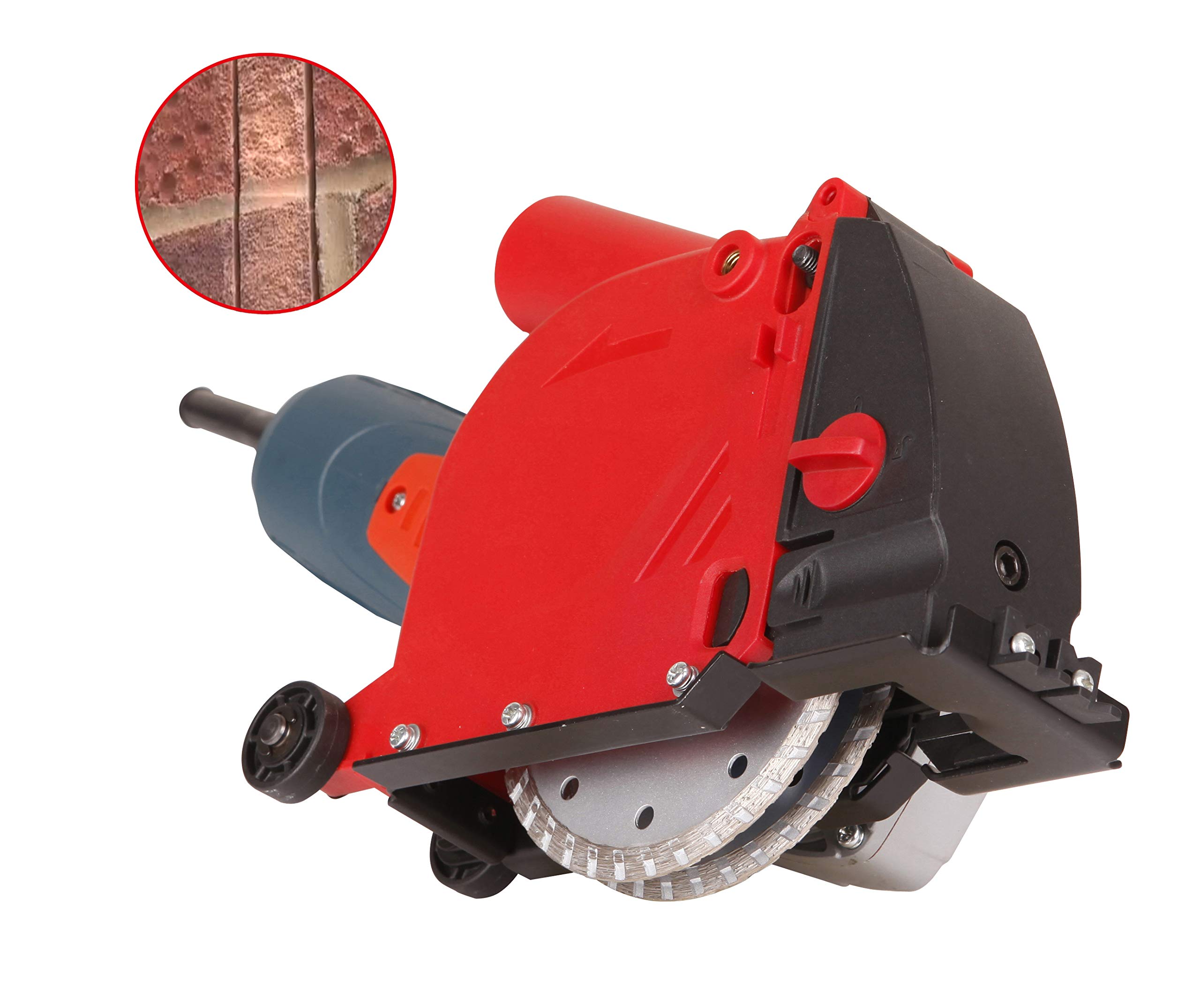 Aidelife Angle Grinder Dust Collection Attachment for Double-Cut Saw,Wall Chaser Dust Shroud 5 inch