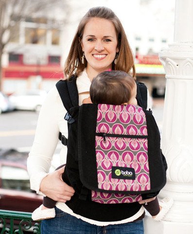 Boba Pack Shoulder Style Diaper Bag Can Attach to New Boba 3g and 4g Carriers Lila
