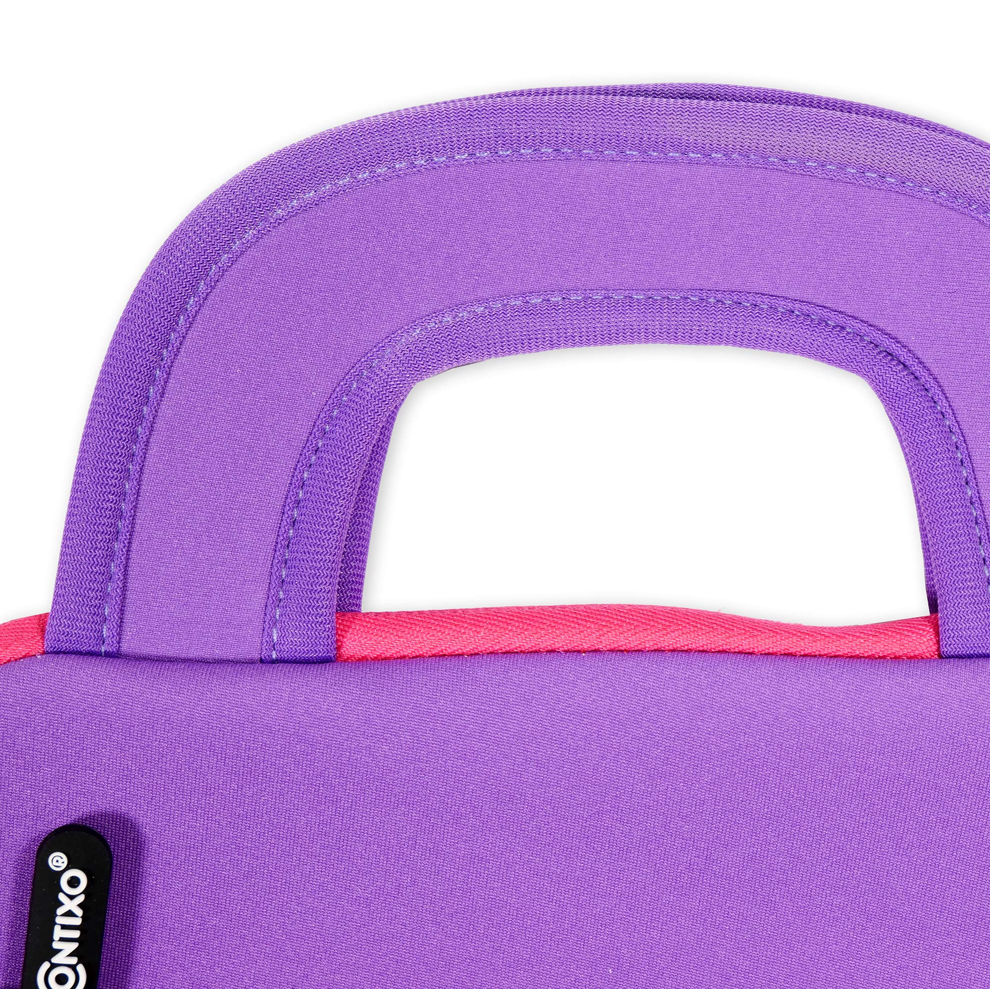 Contixo 10" Protective Sleeve Bag - Compatible with K102 & K103 Kids Tablets, Shockproof & Water-Resistant Carrying Case (Purple)