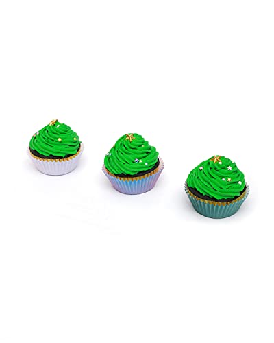 300-Count Cupcake Liners Standard Disposable Cupcake Cups 6 Design Cupcake Papers Baking Cups Cupcake Wrappers (Standard Size) qiqee For Housewarming