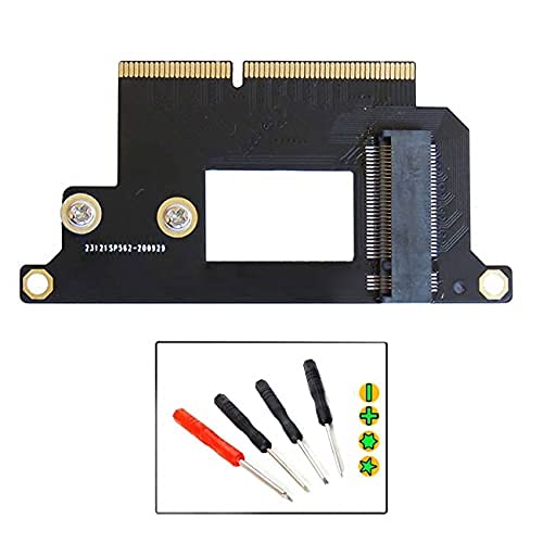 NFHK M.2 NGFF M-Key NVME SSD Convert Card fit for Mac Pro 2016 2017 13" A1708