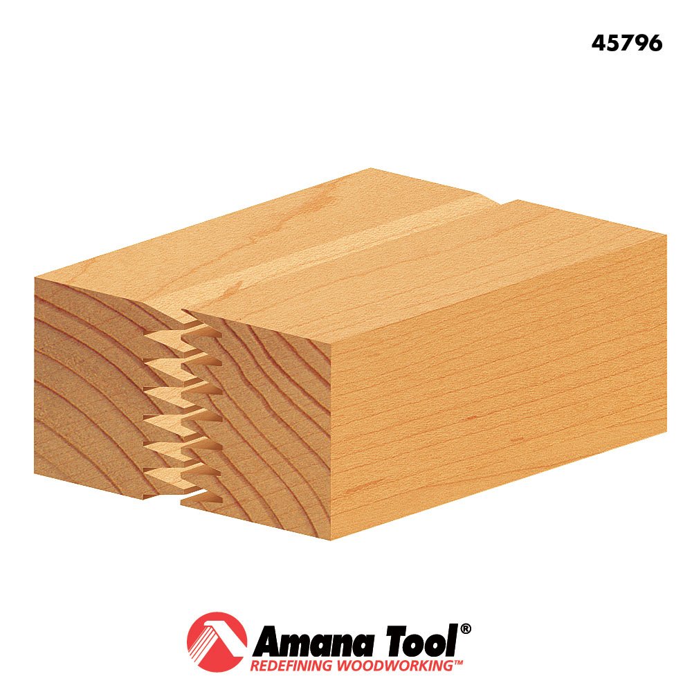 Amana Tool - 45796 Carbide Tipped Finger Joint 1-3/8 Dia x 1-9/16 x 1/2" Shank