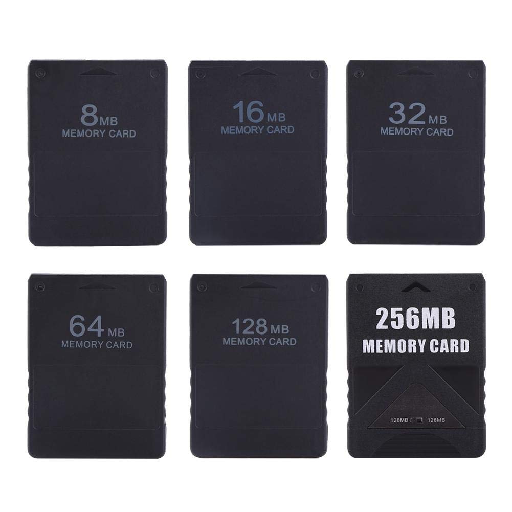 8M 2 Memory Card, 8M Memory Card High Speed for PS2 Console Games Accessories(8 M)