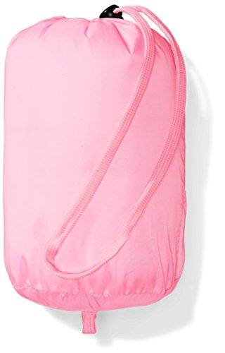 Amazon Essentials Girls' Lightweight Water-Resistant Packable Hooded Puffer Jacket, Neon Pink, Small
