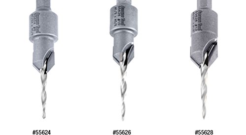 Amana Tool - 55622 Carbide Tipped 82° Countersink Taper #6 Screw 3/8 Dia x 3/32 Dril