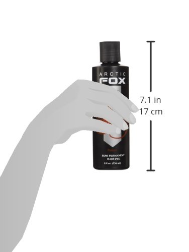 ARCTIC FOX Vegan and Cruelty-Free Semi-Permanent Hair Color Dye (8 Fl Oz, POISON)